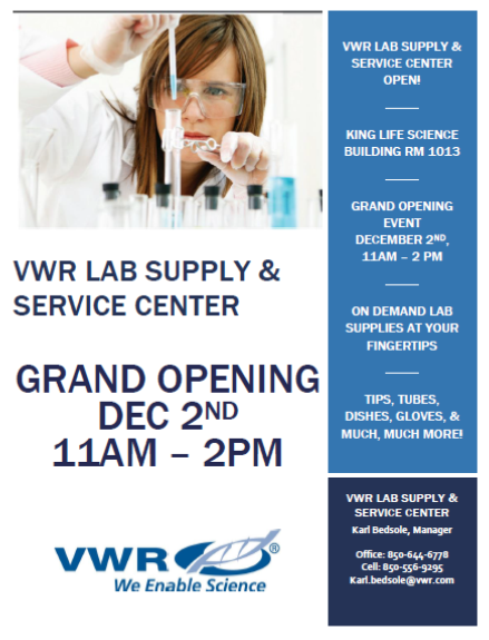 On-Campus VWR Lab Supply & Service Center Grand Opening | Procurement ...